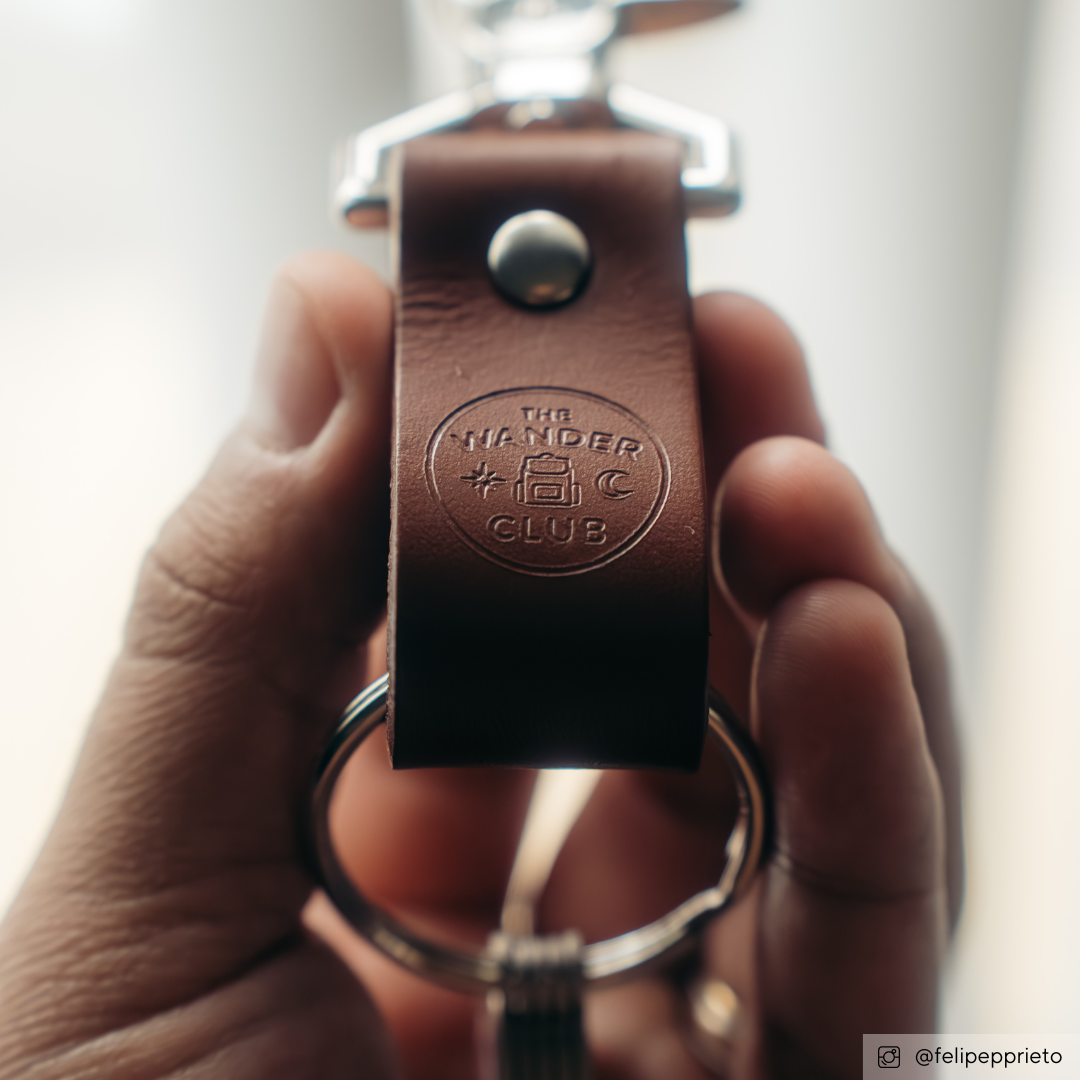Brown Travel Keychain | The Wander Club