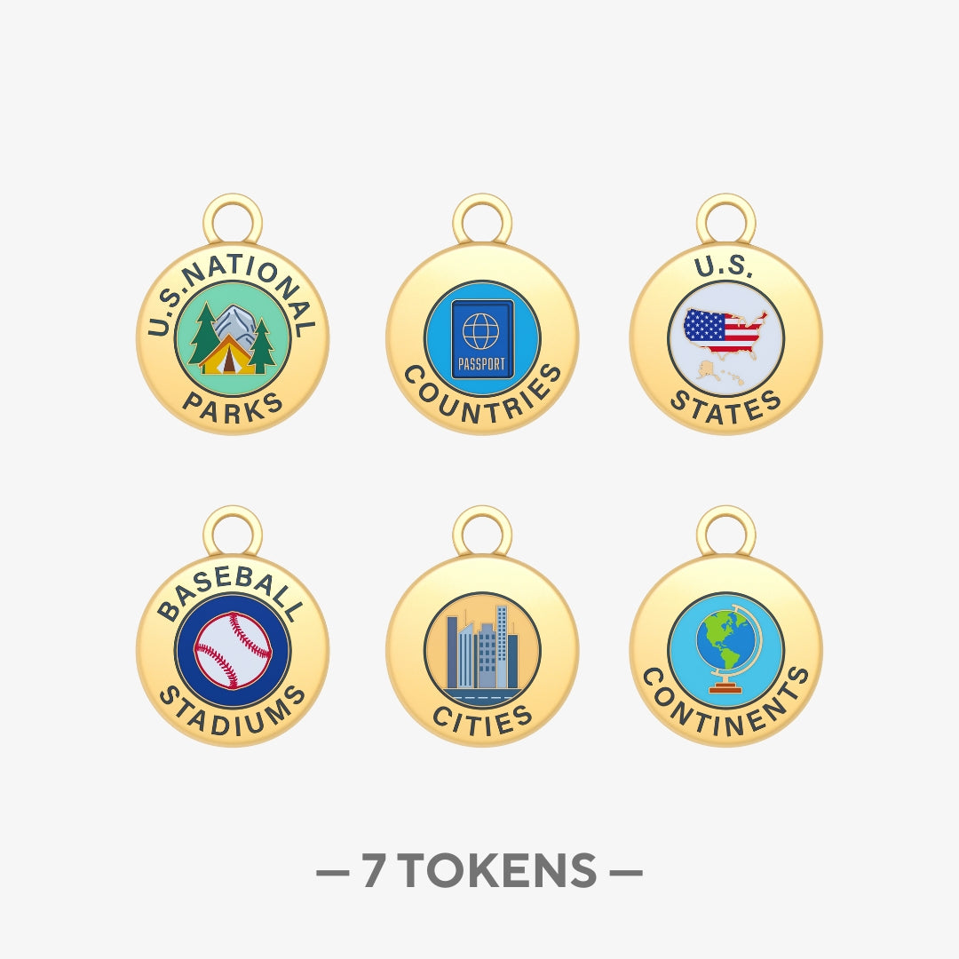 Spacer Tokens for Travel Memories | The Wander Club