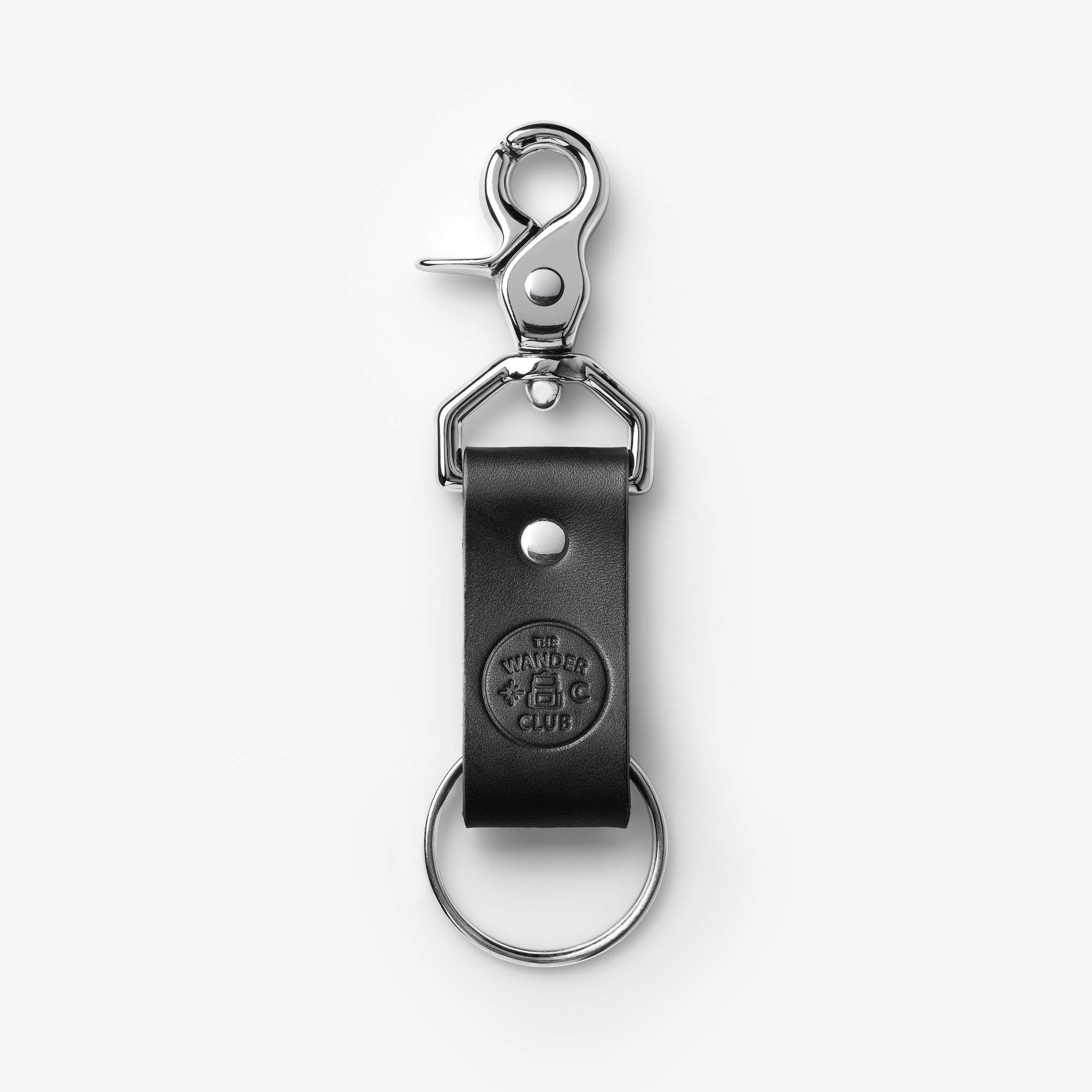 Black Travel Keychain | The Wander Club