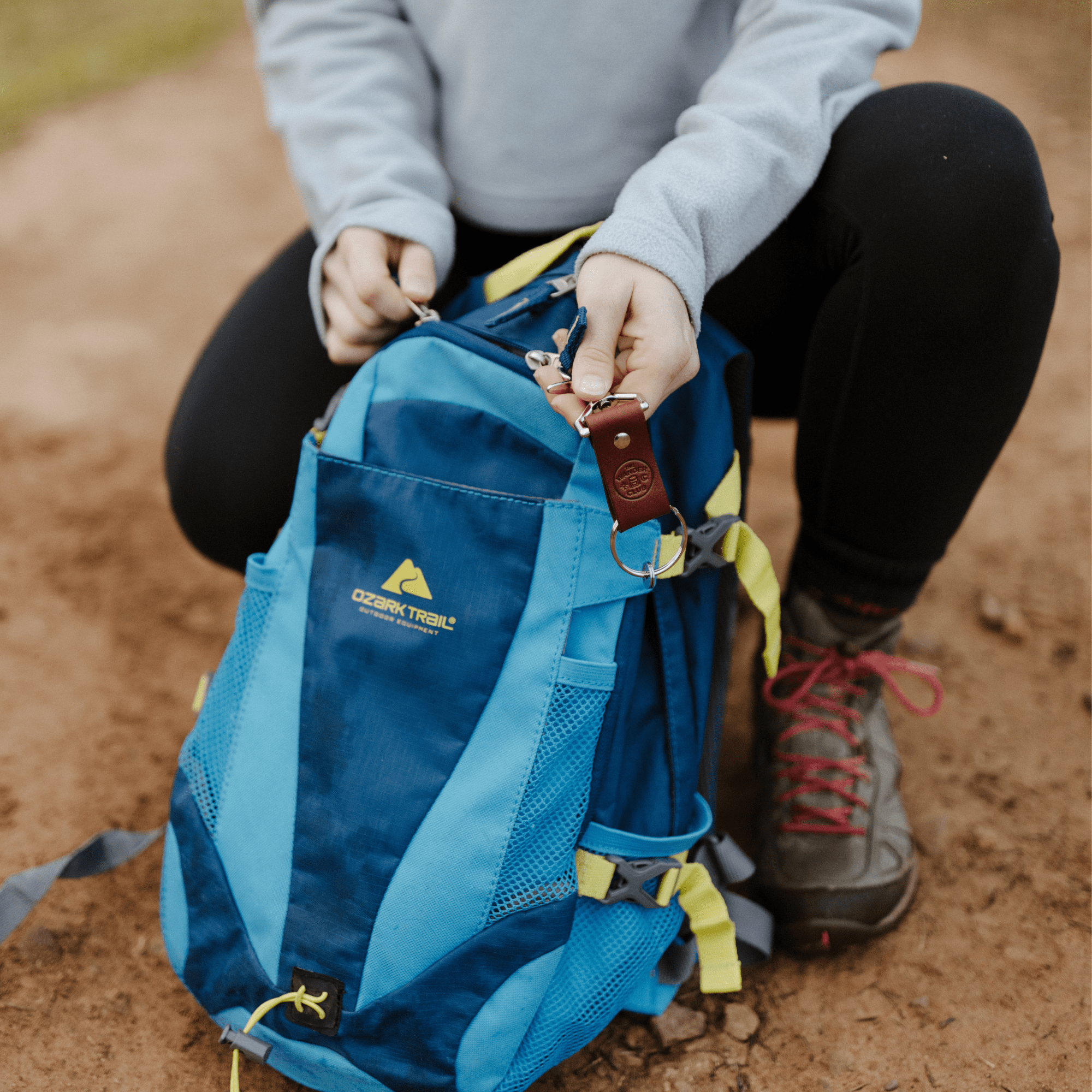 Brown Travel Keychain | The Wander Club